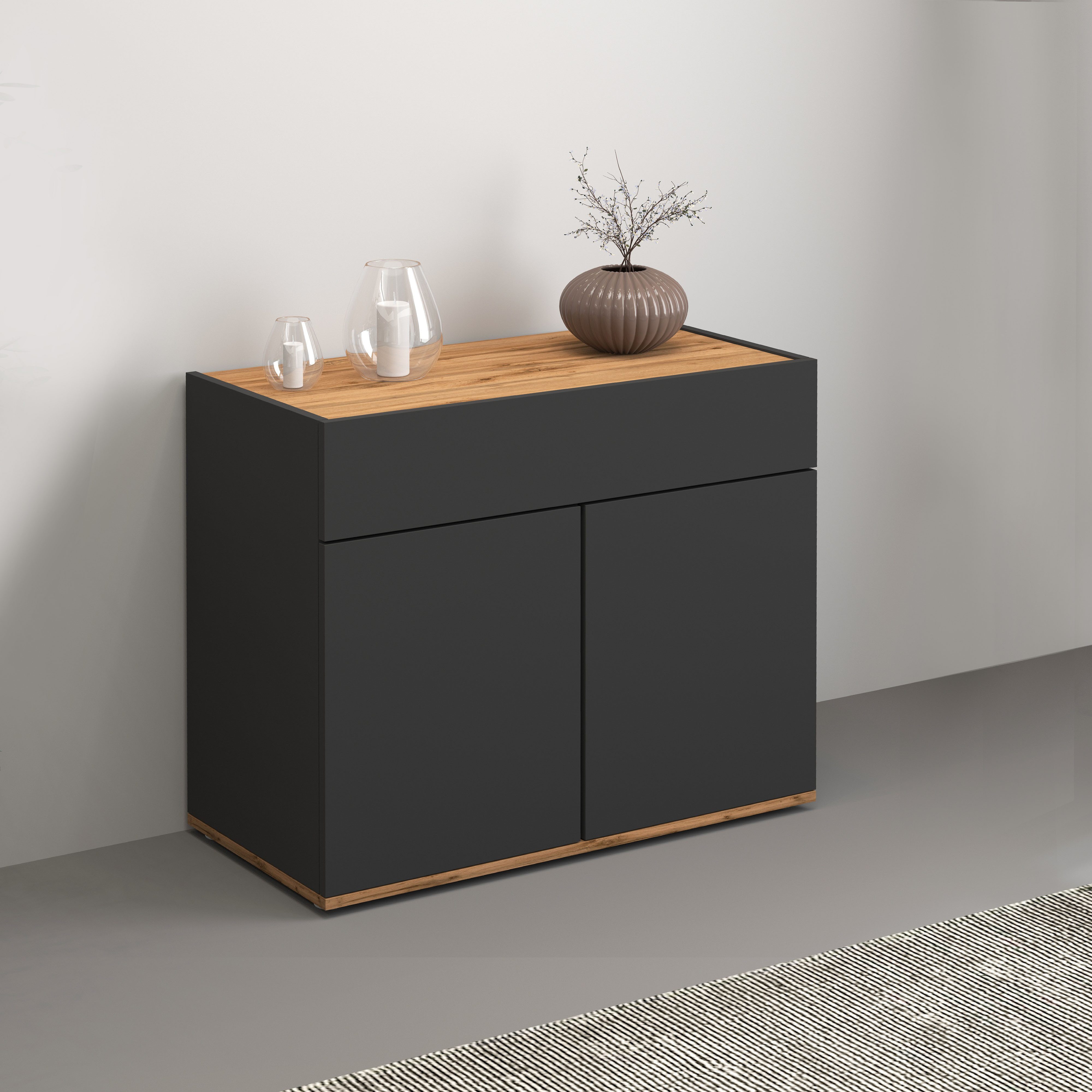 Inosign Sideboard Garda Kommode Schrank Kredenz 2 Türen 1